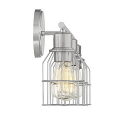 Meridian 3-Light Brushed Nickel Vanity Light at Menards®