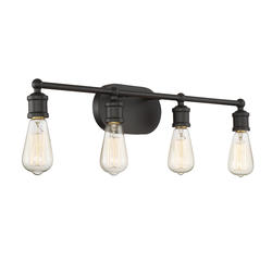 Meridian 4-Light Oil Rubbed Bronze Vanity Light at Menards®