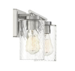 Meridian 2-Light Brushed Nickel Vanity Light at Menards®