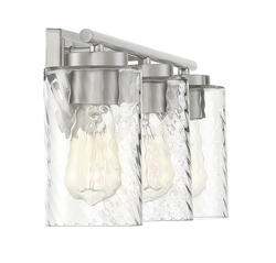 Meridian 3-Light Brushed Nickel Vanity Light at Menards®