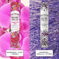 Poo-Pourri® Lavender Vanilla & Orange Yuzu Twist Toilet Spray - 3 Pack ...