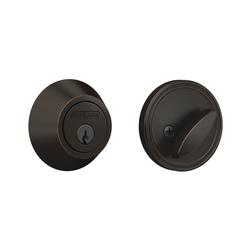 Dexter® by Schlage® Aged Bronze Single Cylinder Entry Door Deadbolt at ...