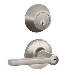Dexter® by Schlage® Solstice Entry Door Lever and Single Cylinder Door ...