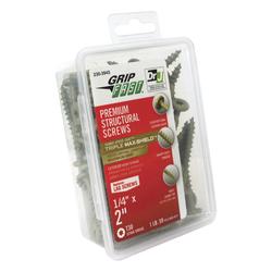 Grip Fast® Premium 1/4" x 2" Star Drive Tan Washer Head Structural ...