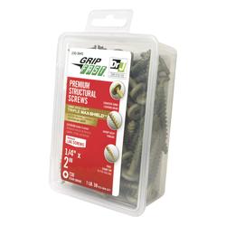 Grip Fast® Premium 1/4" x 2" Star Drive Tan Washer Head Structural ...