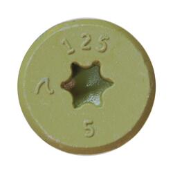 Grip Fast® Premium 5/16" x 5" Star Drive Tan Washer Head Structural ...