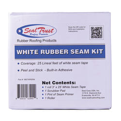 White Membrane Low Slope Roofing Seam Kit at Menards®