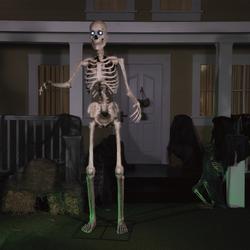 Pumpkin Hollow™ 8' Animated LED Skeleton with Sound Halloween Décor at ...