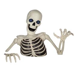 Pumpkin Hollow™ 7'5" LED Ground-Breaking Skeleton with Animated Eyes ...