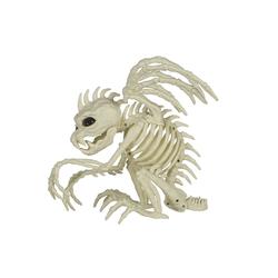 Pumpkin Hollow™ 10" Black Light Posable Halloween Gargoyle Skeleton at ...