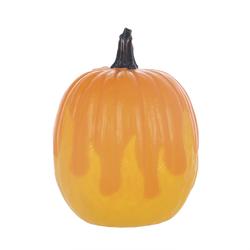 Pumpkin Hollow™ 10" Lighted Flame Halloween Pumpkin Lantern at Menards®