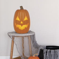 Pumpkin Hollow™ 15-3/4" Lighted Talking Pumpkin Halloween Lantern at ...