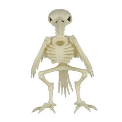 Pumpkin Hollow™ 7-1/2" Black Light Posable Bird Halloween Skeleton at ...