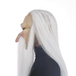 Pumpkin Hollow™ Frightful Old Man with Long Hair Halloween Mask at Menards®