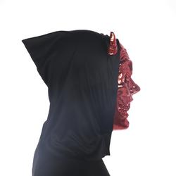 Pumpkin Hollow™ Metallic Red Devil Halloween Mask at Menards®