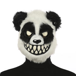 Pumpkin Hollow™ Glow-in-the-Dark Scary Panda Halloween Mask at Menards®