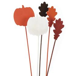 Pumpkin Hollow™ 22" Wood Pumpkin or Leaf Pick - Assorted Colors at Menards®