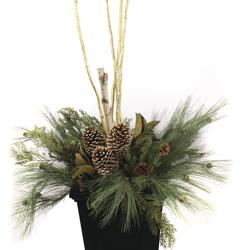 Enchanted Forest® 22" Jumbo Gold Glitter Pinecone Pick at Menards®