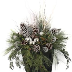 Enchanted Forest® 20" Silver Ornament Ball Pick at Menards®