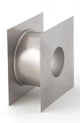 Saf-T Vent® 4" Category III Square Wall Thimble at Menards®