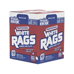 ToolBox® Professional White Rags Shop Towels - 200 Count at Menards®