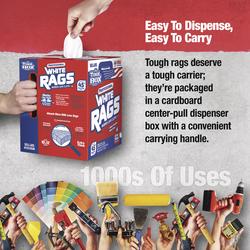 ToolBox® Professional White Rags Shop Towels - 200 Count at Menards®