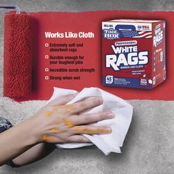 ToolBox® Professional White Rags Shop Towels - 200 Count at Menards®
