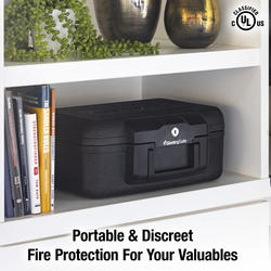 Sentry® Safe 0.18 cu. ft. Fireproof Chest Safe Box with Keyed Lock at ...