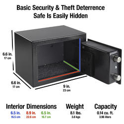Sentry® Safe .14 cu. ft. Small Digital Security Safe at Menards®