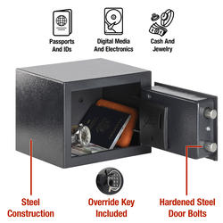 Sentry® Safe .14 cu. ft. Small Digital Security Safe at Menards®