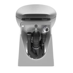 Sanicompact® Self-Contained Macerating White Tall Round Toilet System ...