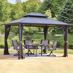 Backyard Creations® Duncan 10' x 12' Hardtop Gazebo at Menards®