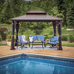 Backyard Creations® Duncan 10' x 12' Hardtop Gazebo at Menards®