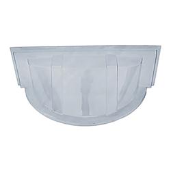 Shape Products® 39" W x 17" D x 15" H Premium Round Bubble Window Well ...