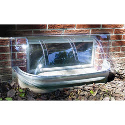 Shape Products® 60" W x 22" D x 15" H Straight Bubble Window Well Cover ...