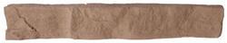 Cast Natural Brown Manufactured Stone Veneer 48" x 6" x 2.5" Lintel at ...