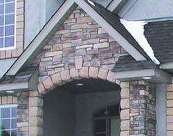 Cast Natural Brown Manufactured Stone Veneer Siding Keystone at Menards®