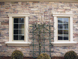 Cast Natural Delafield Ledgestone Manufactured Stone Veneer Siding (100 ...