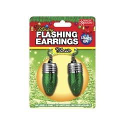 LED Classic Holiday Flashing Earrings - Assorted Styles at Menards®