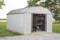 Arrow® Stockbridge 10 x 14 Steel Outdoor Storage Shed at Menards®