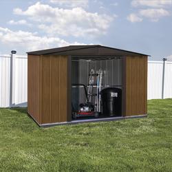 Arrow® Woodlake 10 x 8 Steel Outdoor Storage Shed at Menards®