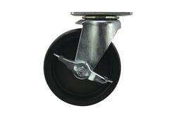 Shepherd Hardware® 5" Polyolefin Swivel Caster Wheel with Brake at Menards®