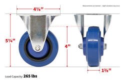 Shepherd Hardware® 4" Rigid Rubber Caster Wheel at Menards®
