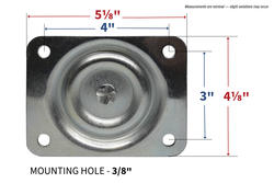 Shepherd Hardware® 4" Soft Rubber Swivel Caster Wheel at Menards®