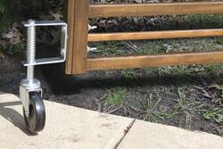 Shepherd Hardware® 4" Soft Rubber Swivel Gate Caster Wheel at Menards®