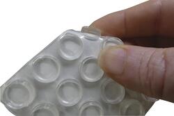 Shepherd Hardware® SurfaceGard® 1/2" Clear Self-Adhesive Vinyl Bumpers ...
