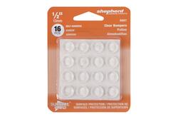 Shepherd Hardware® SurfaceGard® 1/2" Clear Self-Adhesive Vinyl Bumpers ...