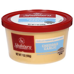 Shullsburg Creamery™ Cheddar Garlic Cold Pack Cheese Spread - 7 oz at ...