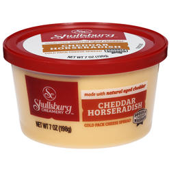 Shullsburg Creamery™ Cheddar Horseradish Cold Pack Cheese Spread - 7 oz ...