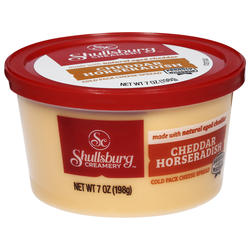 Shullsburg Creamery™ Cheddar Horseradish Cold Pack Cheese Spread - 7 oz ...